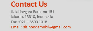 PT. Arista Auto Prima (Dealer Mobil Honda) Jakarta @ Arista Auto Prima ...
