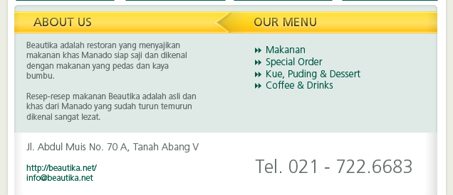 Beautika Jakarta @ Restoran Beautika Khas Manado | Indonesia