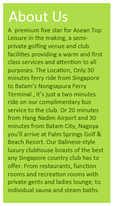 Palm Springs Golf & Beach Resort Batam @ Palm Springs Golf Course ...