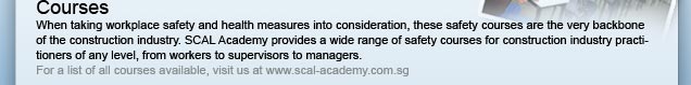 SCAL Academy - Workplace Safety & Training Courses, Seminars & Workshops