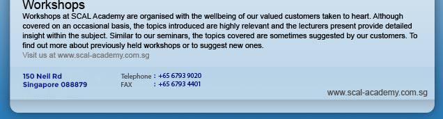 SCAL Academy - Workplace Safety & Training Courses, Seminars & Workshops