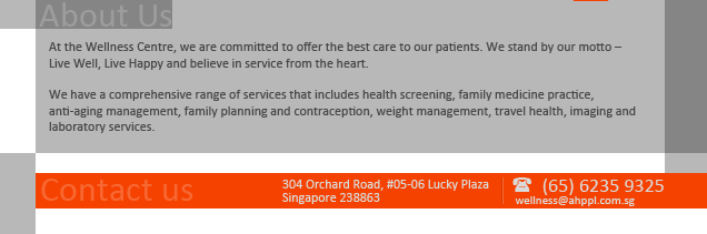 Asia Health Partners (Wellness) @ Lucky Plaza